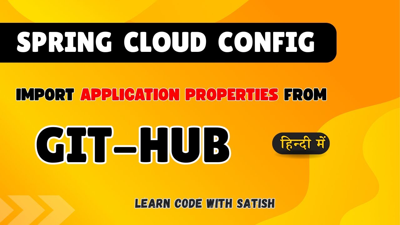 🔥Externalize Properties to Git | Spring Boot Config Server Explained Step-by-Step