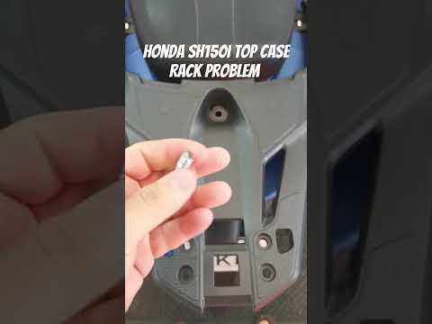 Honda SH150i Top Case Rack Problem - Almost lost it! #sh150i #hondash150i #2024sh150i