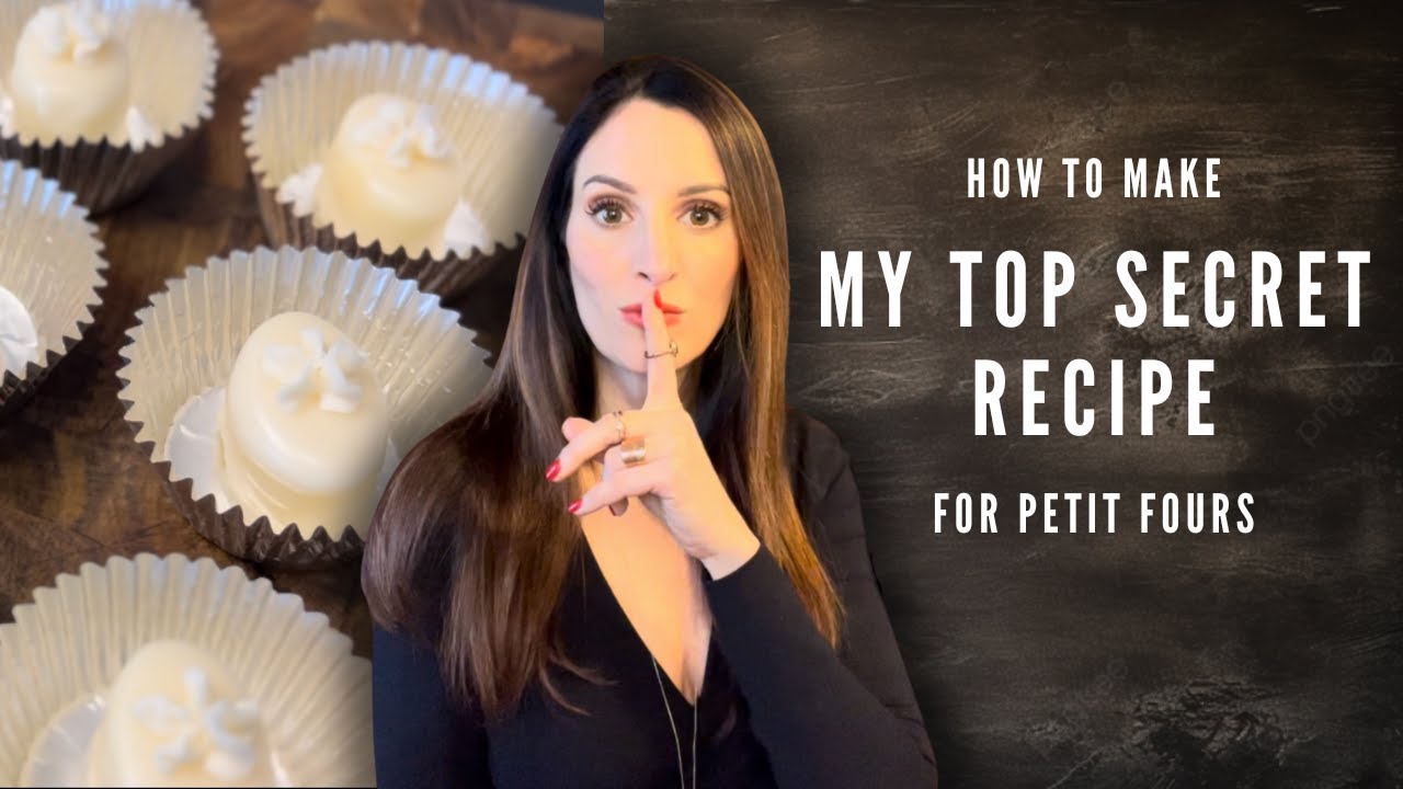 HOW TO MAKE PETIT FOUR ICING