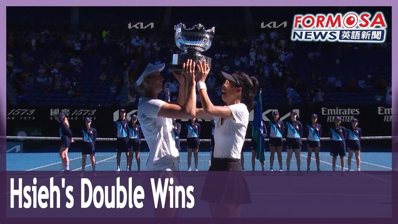 Hsieh Su-wei wins Australian Open mixed doubles and women’s doubles｜Taiwan News
