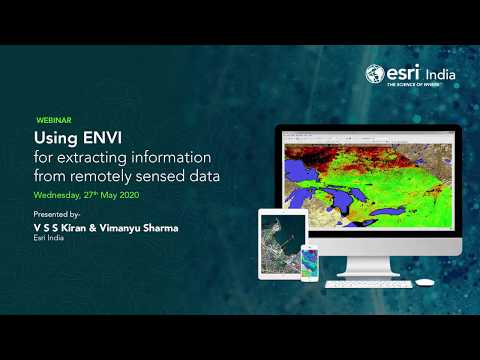Using ENVI for extracting information from remotely sensed data
