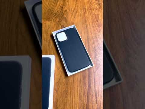 Unpacking and Unboxing Apple iphone 13 pro Max leather case