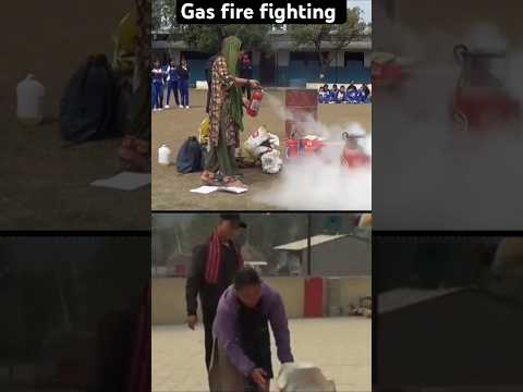 Gas cylinder fire hazard #ytsshorts #virolvidio #firefighter#abc #fireblanket