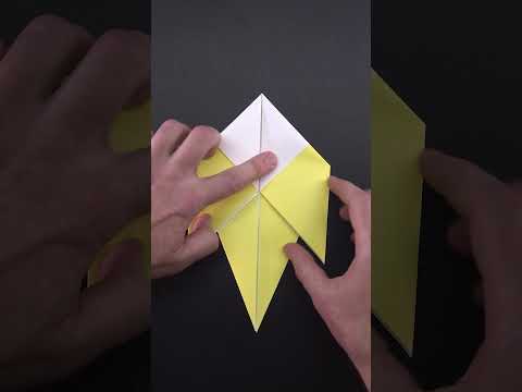 How to make a paper sparrow - Origami bird #origami