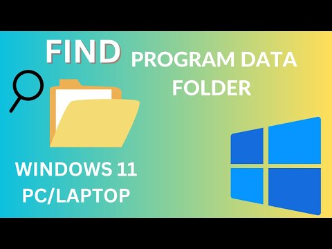 How To Find Program Data Folder Not Showing In Windows 11