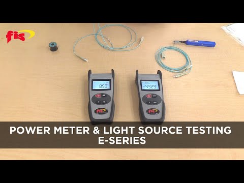 Learn How to Do a Power Meter and Light Source Test - E-Series