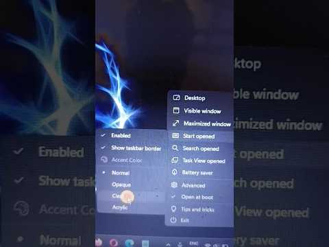 How to Make the Taskbar Transparent in Windows 11