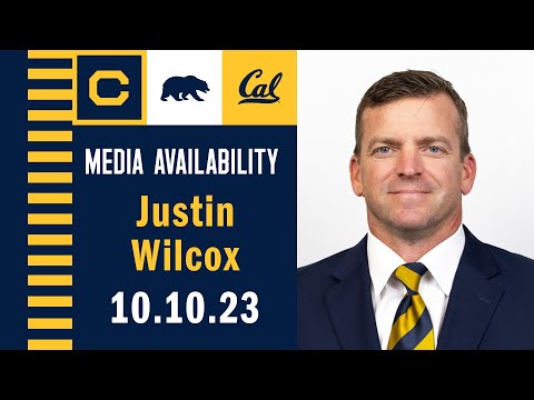 Cal Football: Justin Wilcox Media Availability (10.10.23)