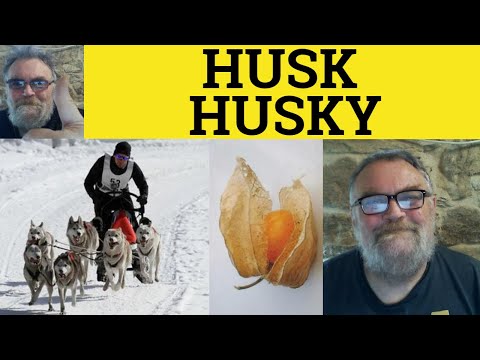 šµ Husky Meaning - Husk Explained - Husky Defined - Advanced Vocabulary - Husk - Husky