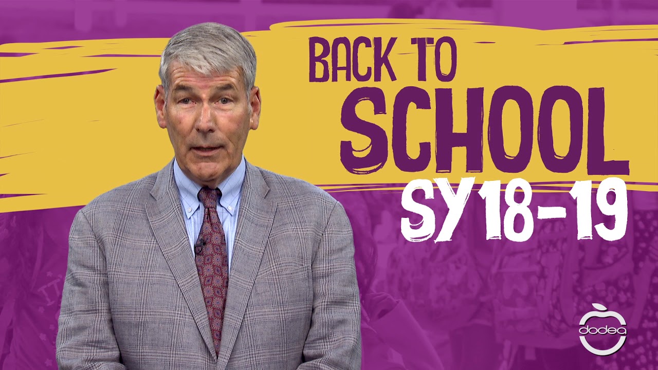 DoDEA Director - Back to School 2018
