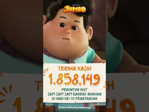 Terima kasih banyak antusiasnya untuk nonton Film JUMBO, teman-teman 🥹❤️ #jumbountuksemua