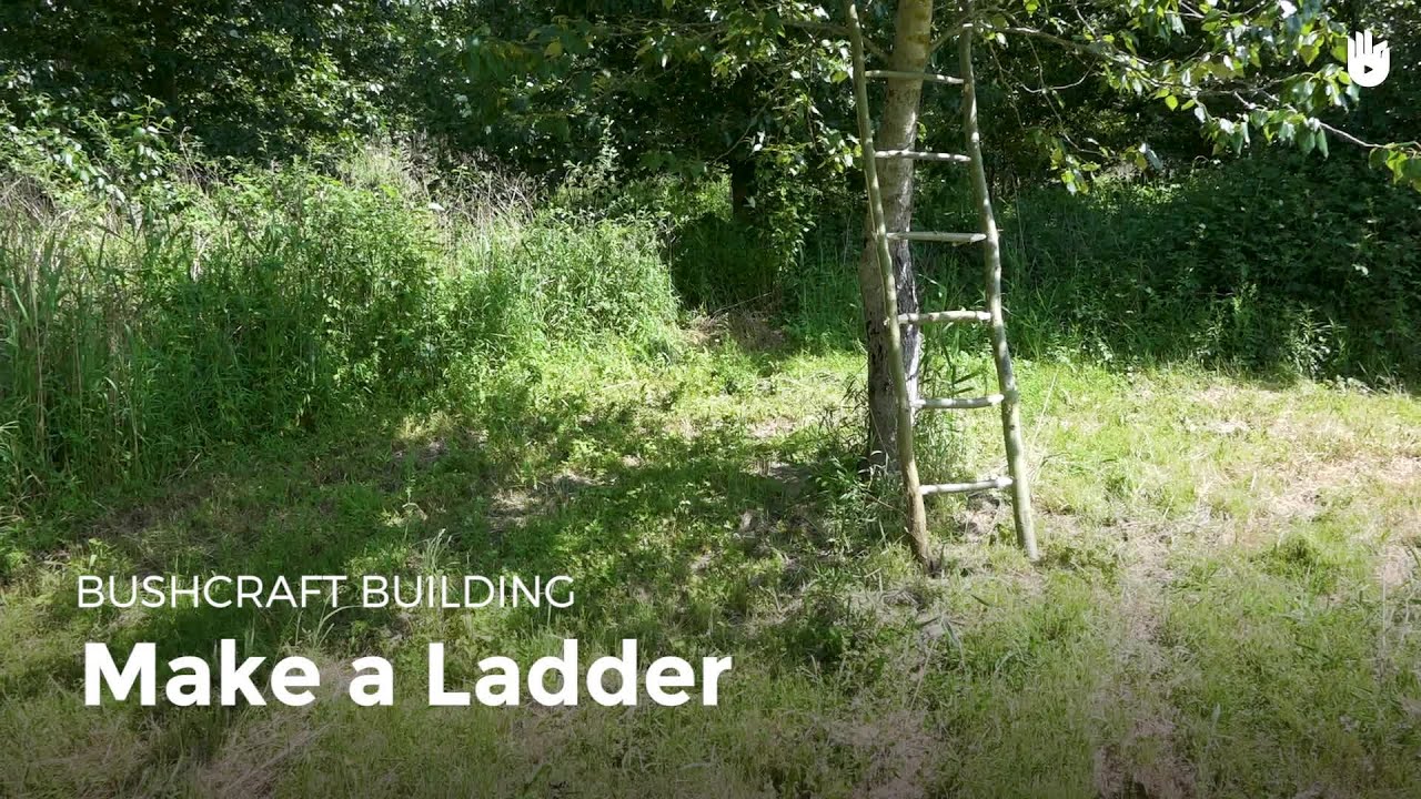 Make a Ladder - Bushcraft Building in the Forest | Sikana