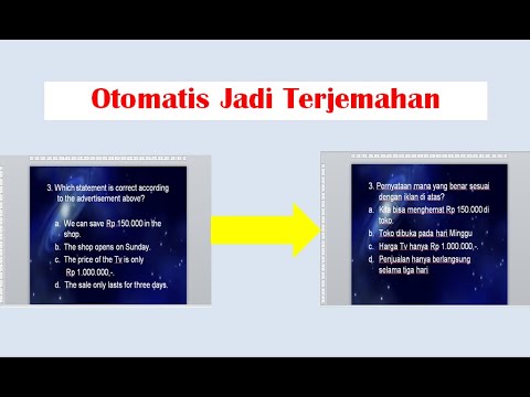 Cara Translate PPT Bahasa Inggris ke Bahasa Indonesia Tanpa Aplikasi Apapun