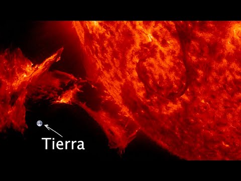 ¿Es el Sol Una Amenaza Para la Tierra? Impresionantes Imágenes Del Sol 4K