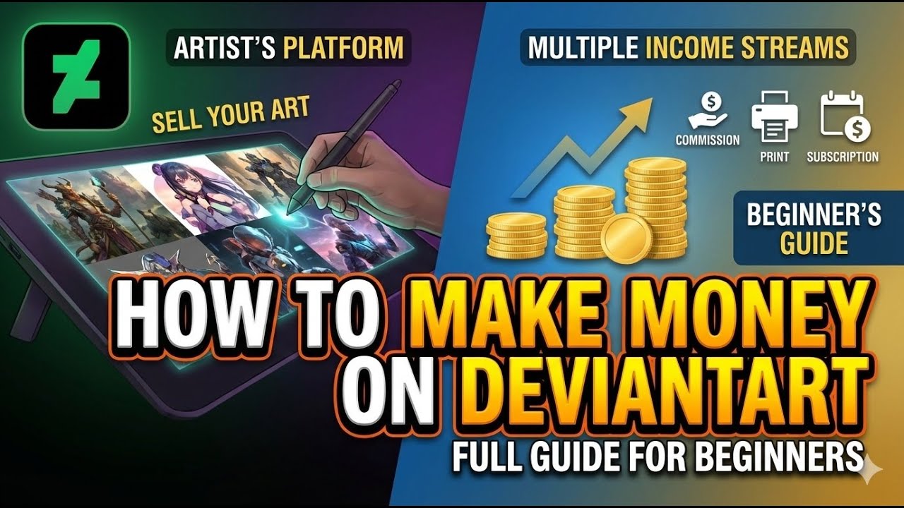 How to Make Money on DeviantArt (Beginner Artist’s Full Guide)