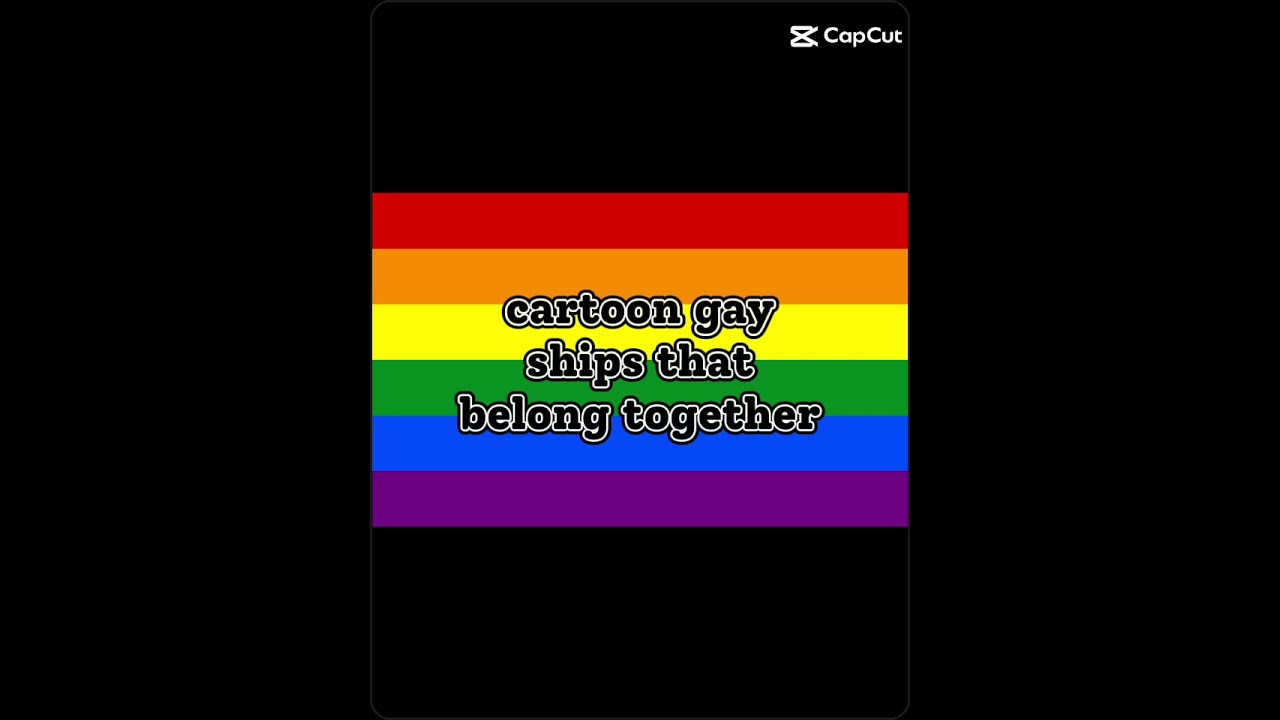 Gay cartoon ships that belong together | #pridemonth #lgbtqiapride #lgbtqiap