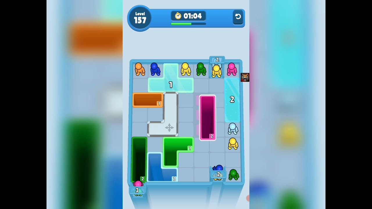 Drop Away Level 157 Solution Walkthrough