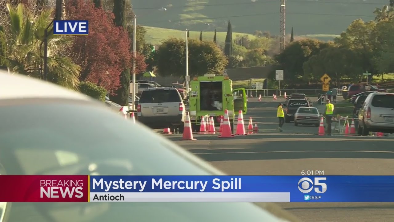 Hazmat Crews Work To Clean Up Antioch Mercury Spill
