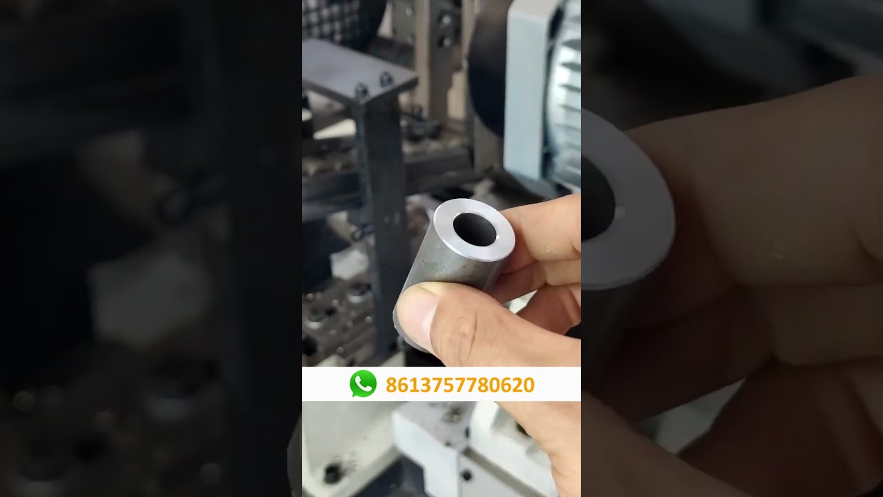 Double sided lathe machine, can chamfer inside corner, inverted outside corner, flat head