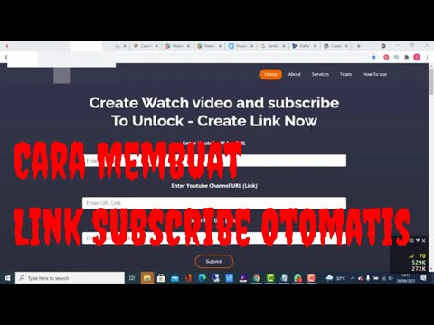 CARA MEMBUAT LINK SUBSCRIBE OTOMATIS UNTUK MENAMBAH SUBSCRIBER