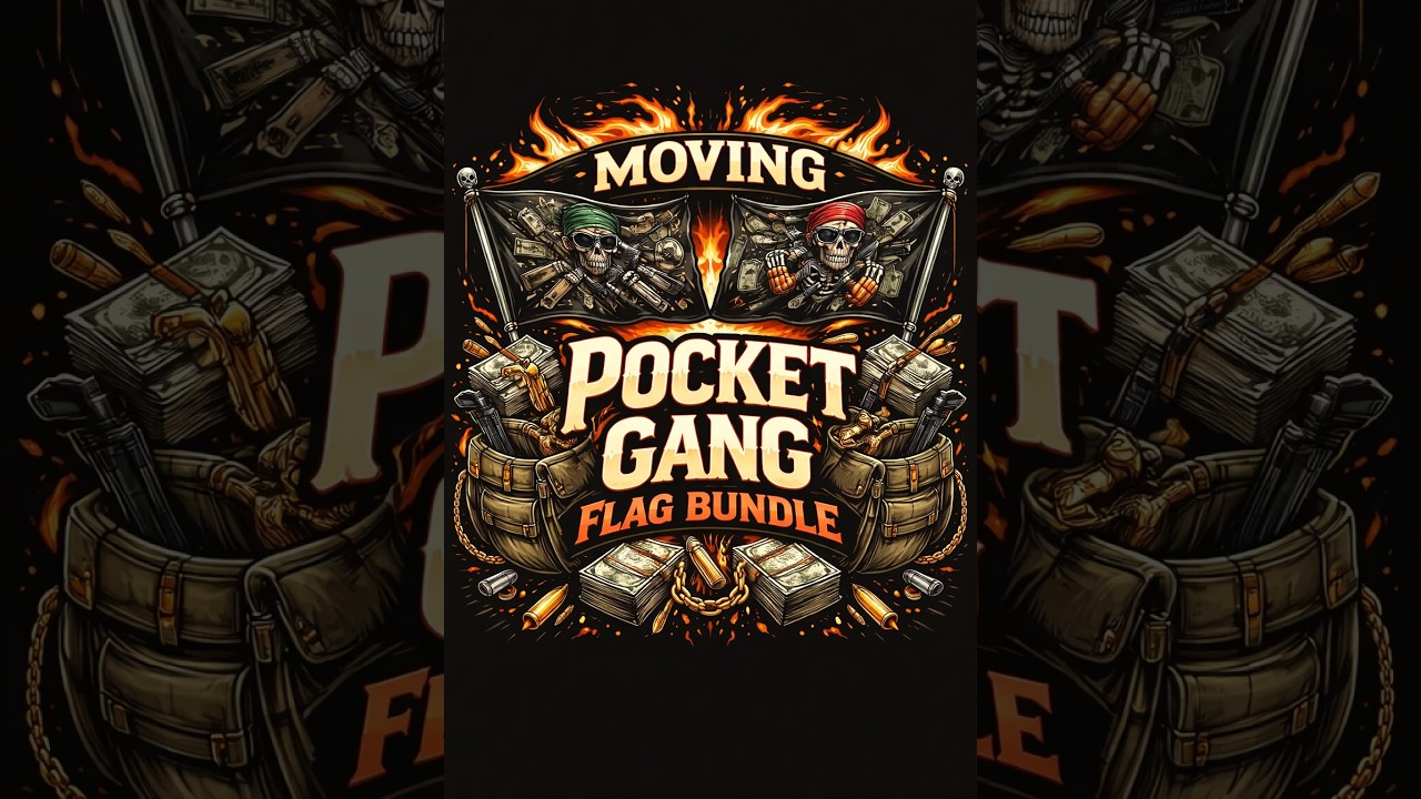 Moving Pocket Bandana Flag Pack (7 Designs)