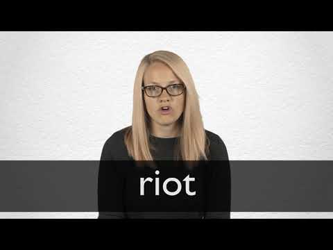 RIOT definition in American English | Collins English Dictionary