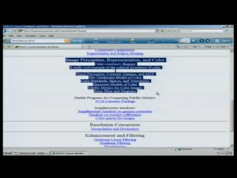 Digital Image Processing I - Lecture 1 - Introduction