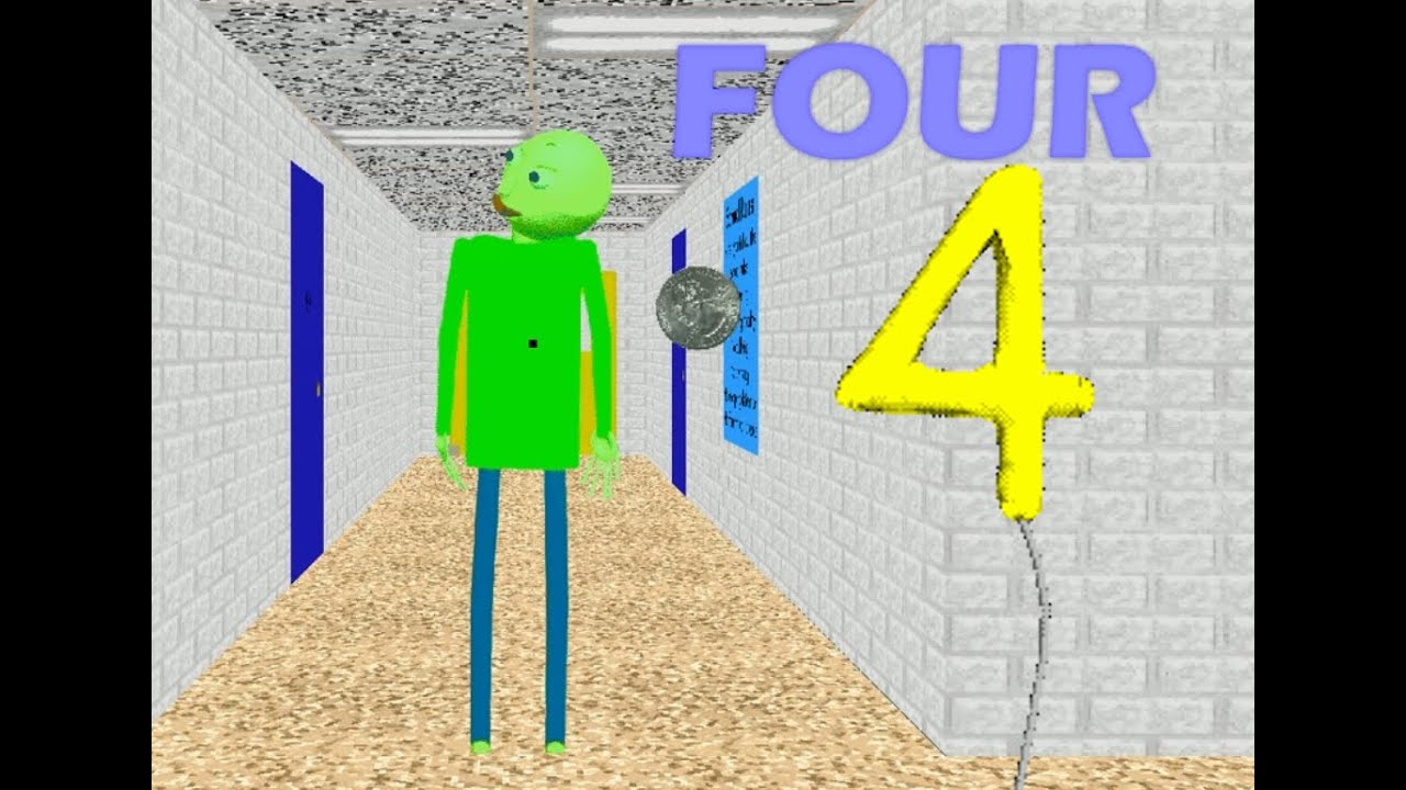 FOUR - Baldi's basics v1.4.3 decompiled mod