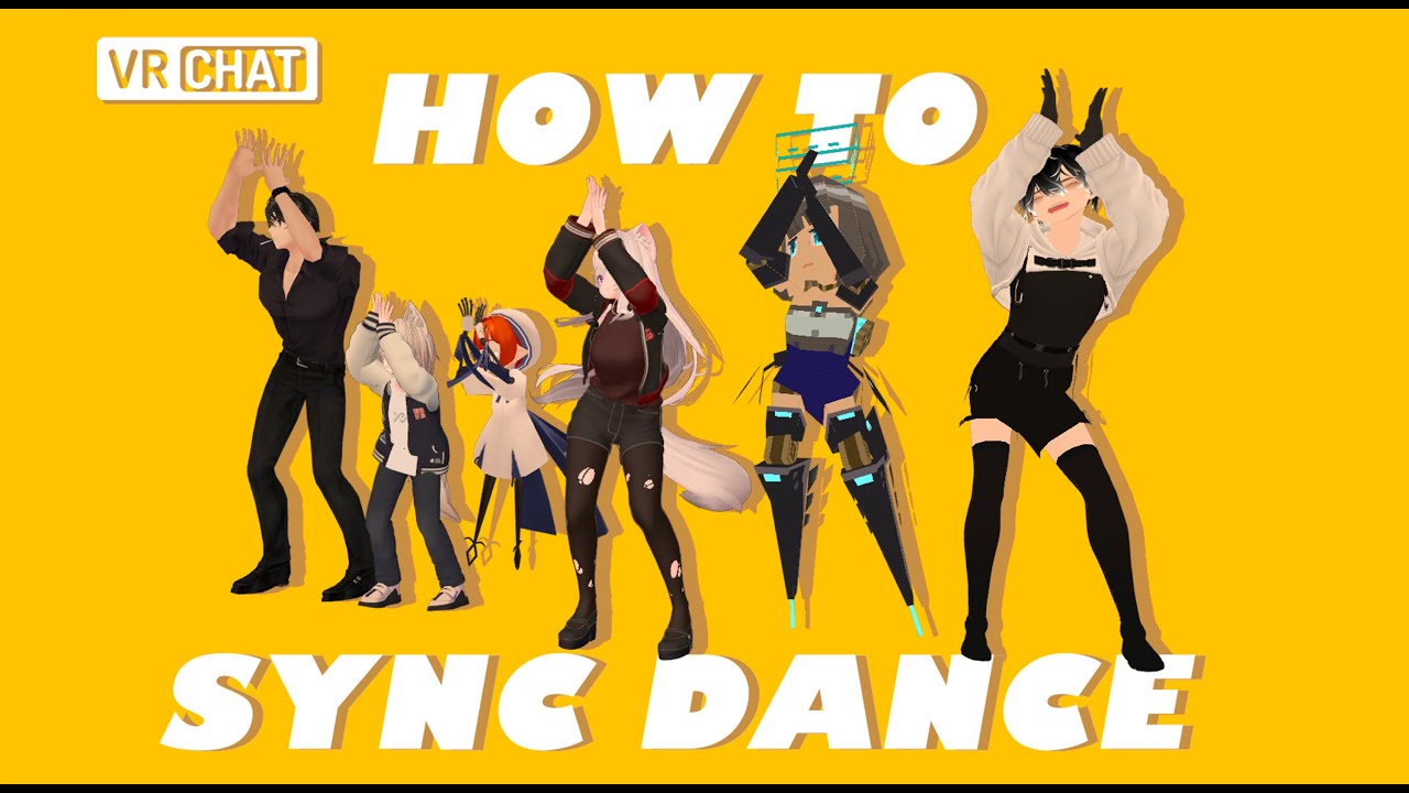 How to sync dance tutorial (vrchat)