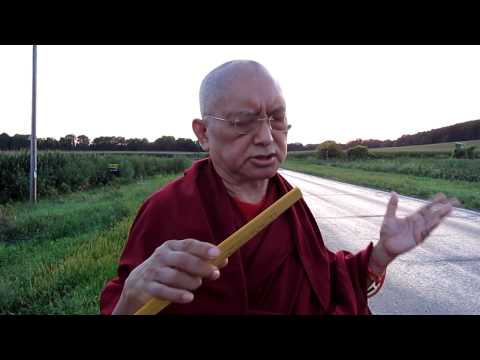 #LamaZopaRinpoche explaining the benefits of Words of Manjrushri text