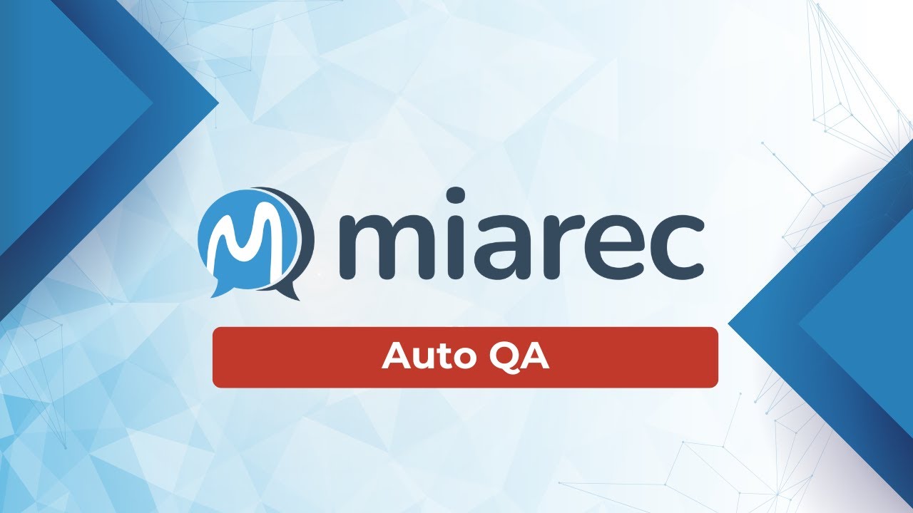 MiaRec Auto QA