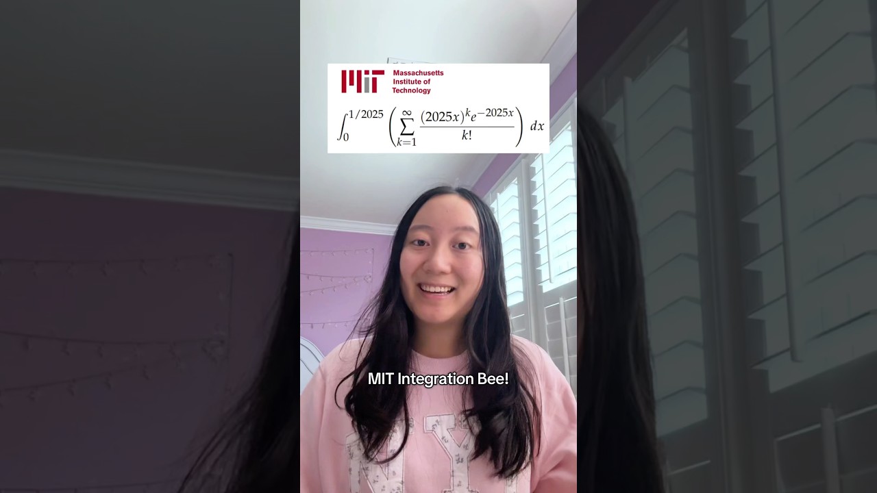 MIT integration bee! #mit #math #calculus #integration #school #college #apcalculus #maths #stem