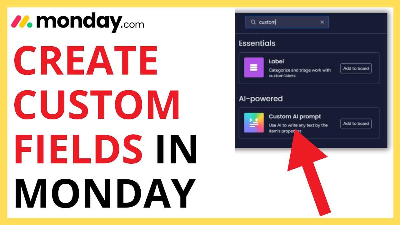 How to Create Custom Fields in Monday.com [QUICK GUIDE]