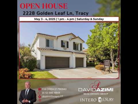 2228 Golden Leaf Ln, Tracy, CA 95377 - 🗓️ Open house
