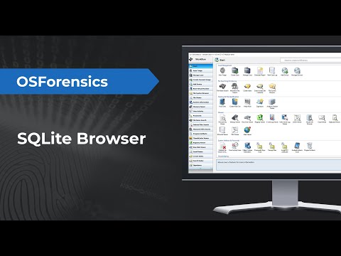 Analyse the contents of SQLite Database Files with OSForensics