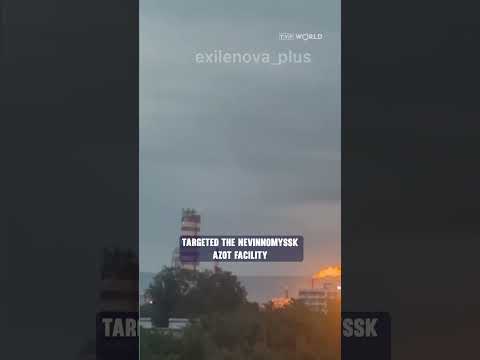 #Drone Strike Hits #Russian Chemical Plant
