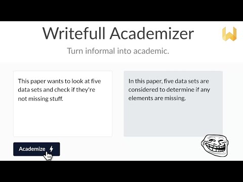 Writefull Academizer