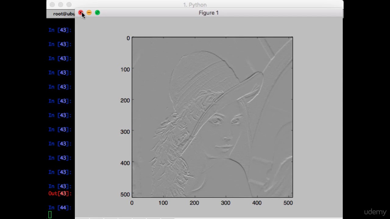 Convolution example with images: Edge Detection