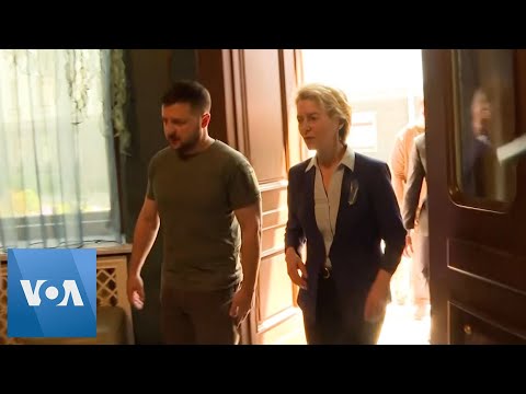 Von der Leyen Visits Kyiv, Meets Zelenskyy