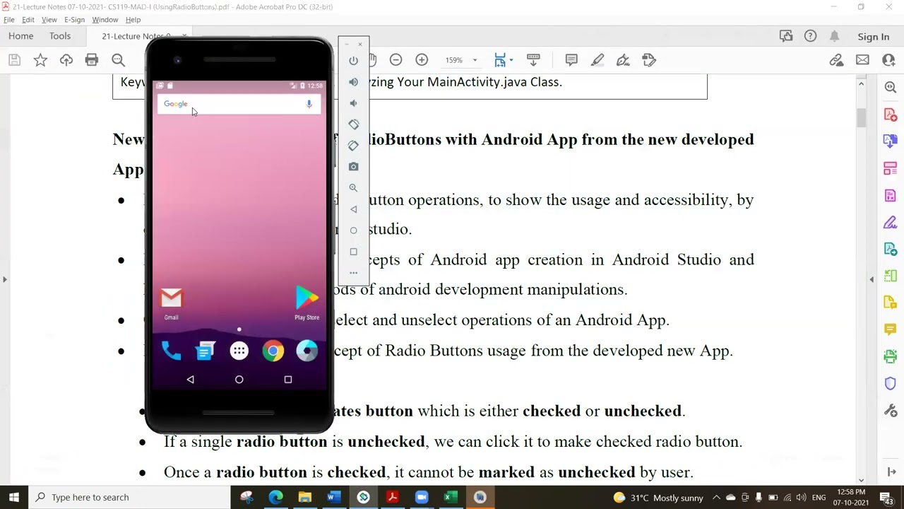 Android   Radio Buttons Demo