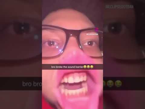 Bro broke the sound barrier 😭😭😭