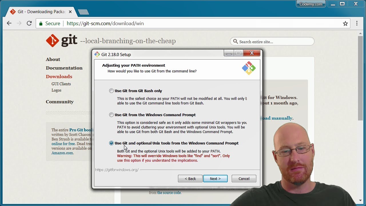 Using Git and Github on a Windows Computer
