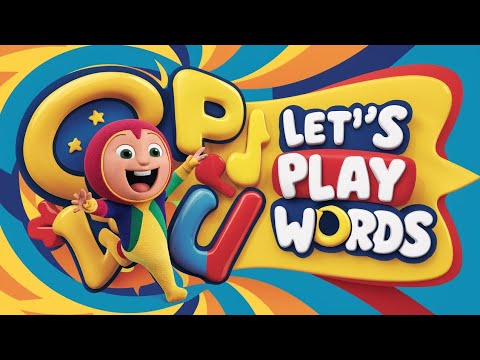 let's play words | playing words | action words for kids| word game