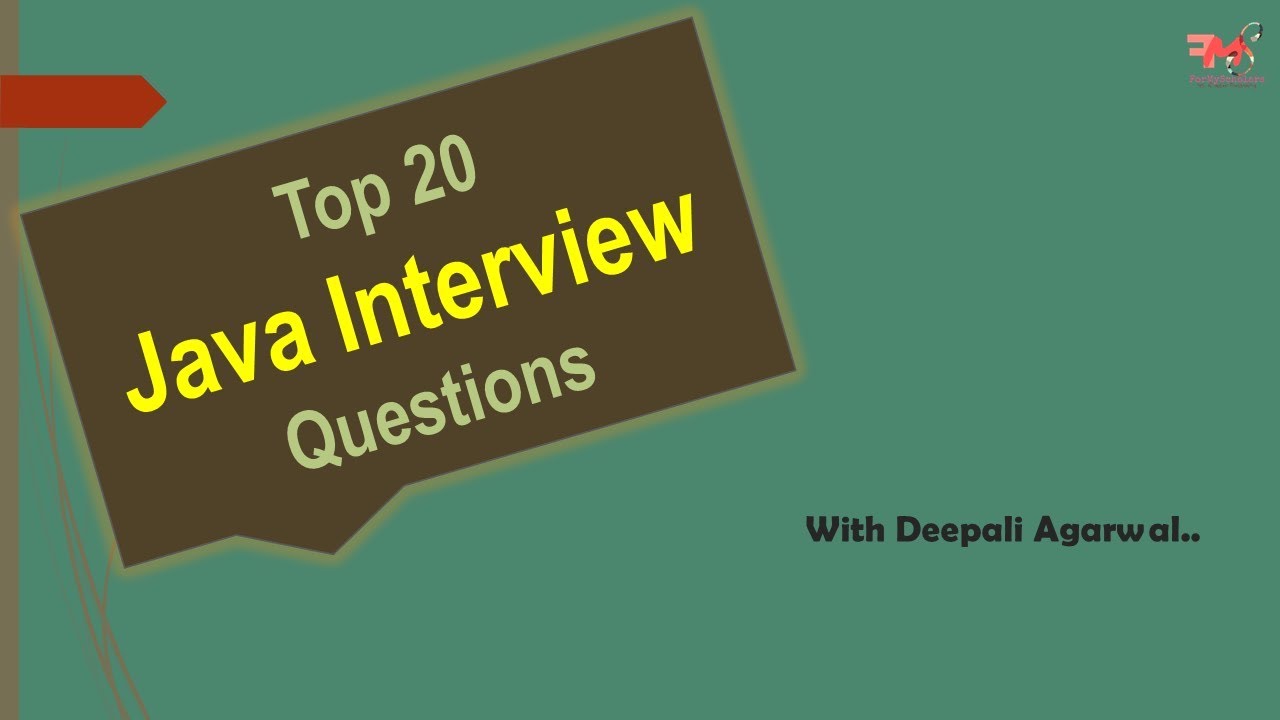 *26 Top 20 Technical Interview Based Questions & Answers on JAVA |Java Based Important Questions
