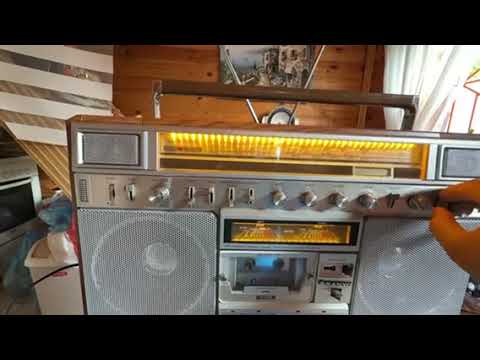 Sanyo M-X820K 1980s - Rare Vintage Cassette Deck Boombox | Reverb