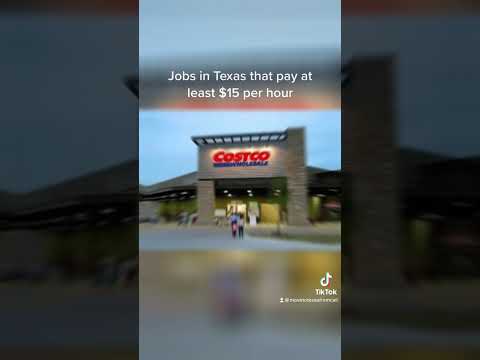 Jobs in Texas that pay at least $15 an hour