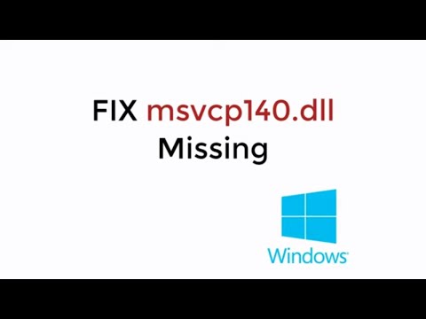 FIX msvcp140.dll Missing Windows 10/8/7 (2020)