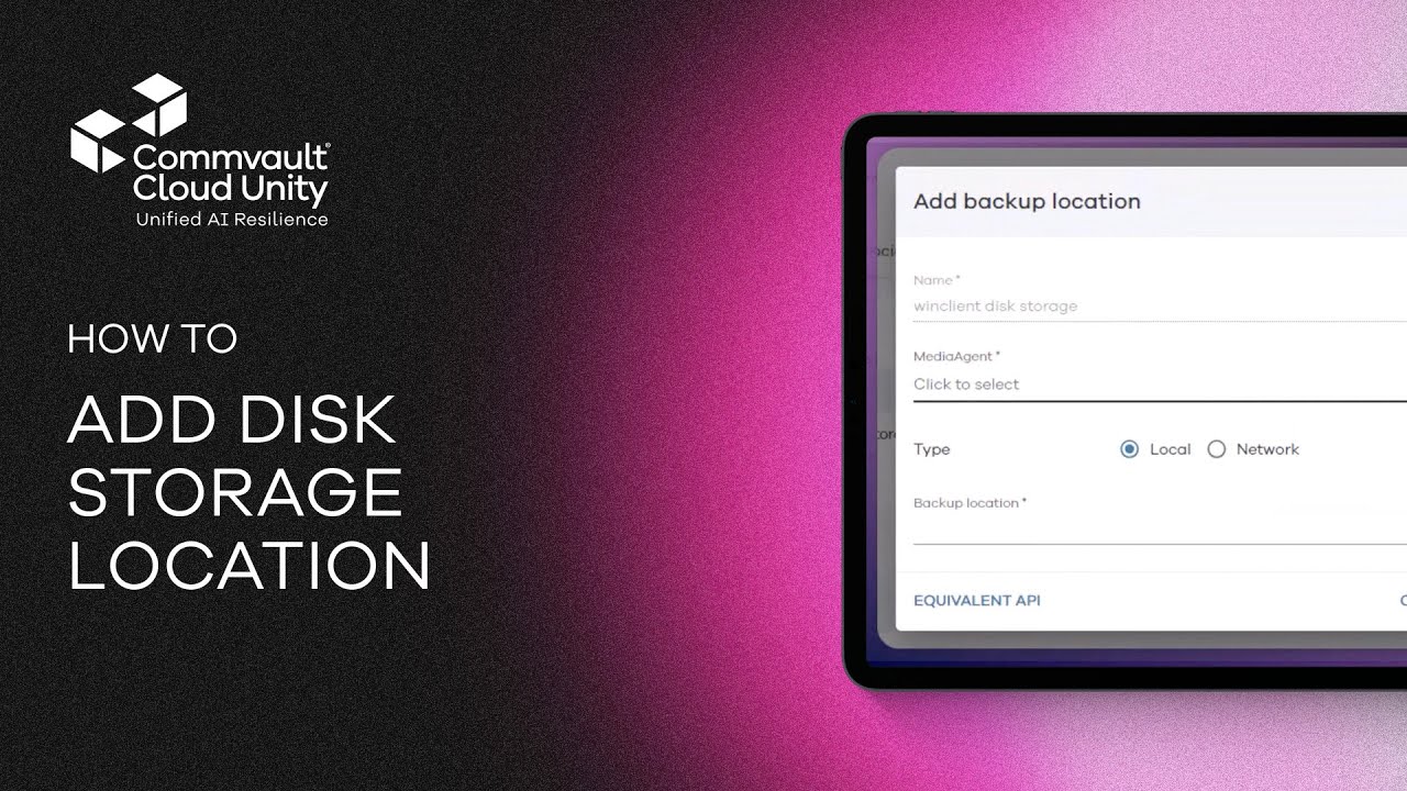 How To Configure Backup Disk Storage in Commvault | Complete Setup Guide