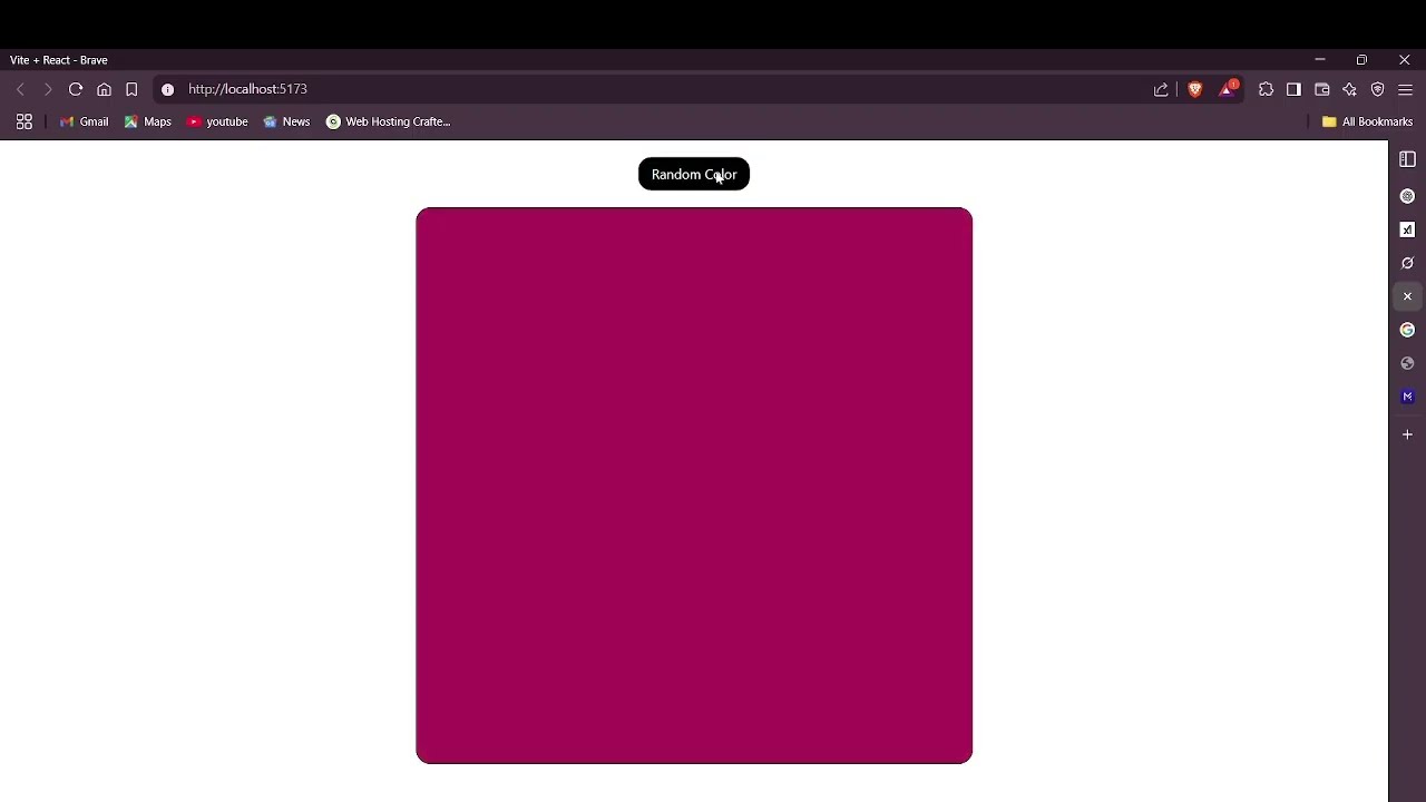 Random Color Generator in React | Beginner React Project Tutorial | 2