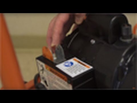 Proper use of 3-way switch on floor model rental drain cleaning machines